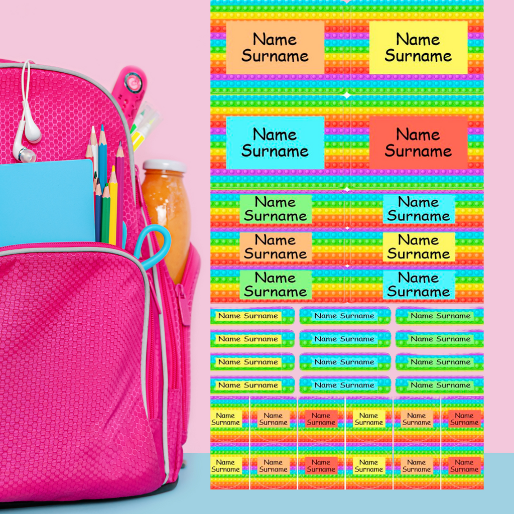 Tween Labels – Coral Designs