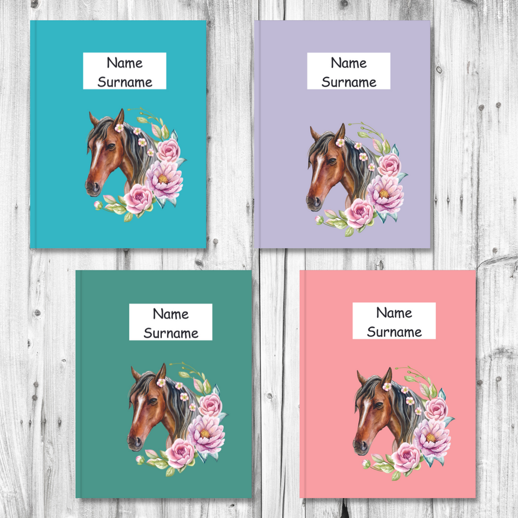 Personalised Sticky A4 Front Book Covers – Coral Designs