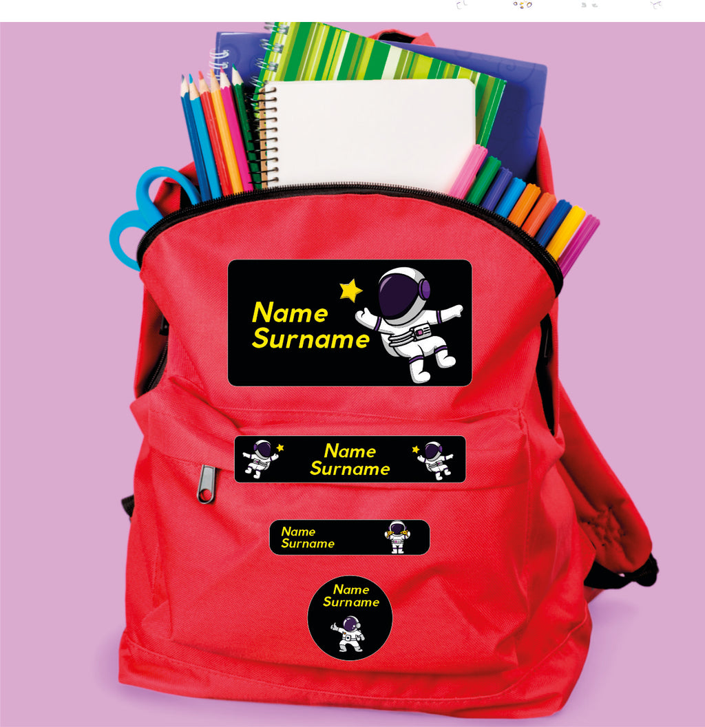 Astronaut Boys Stationery Labels – Coral Designs