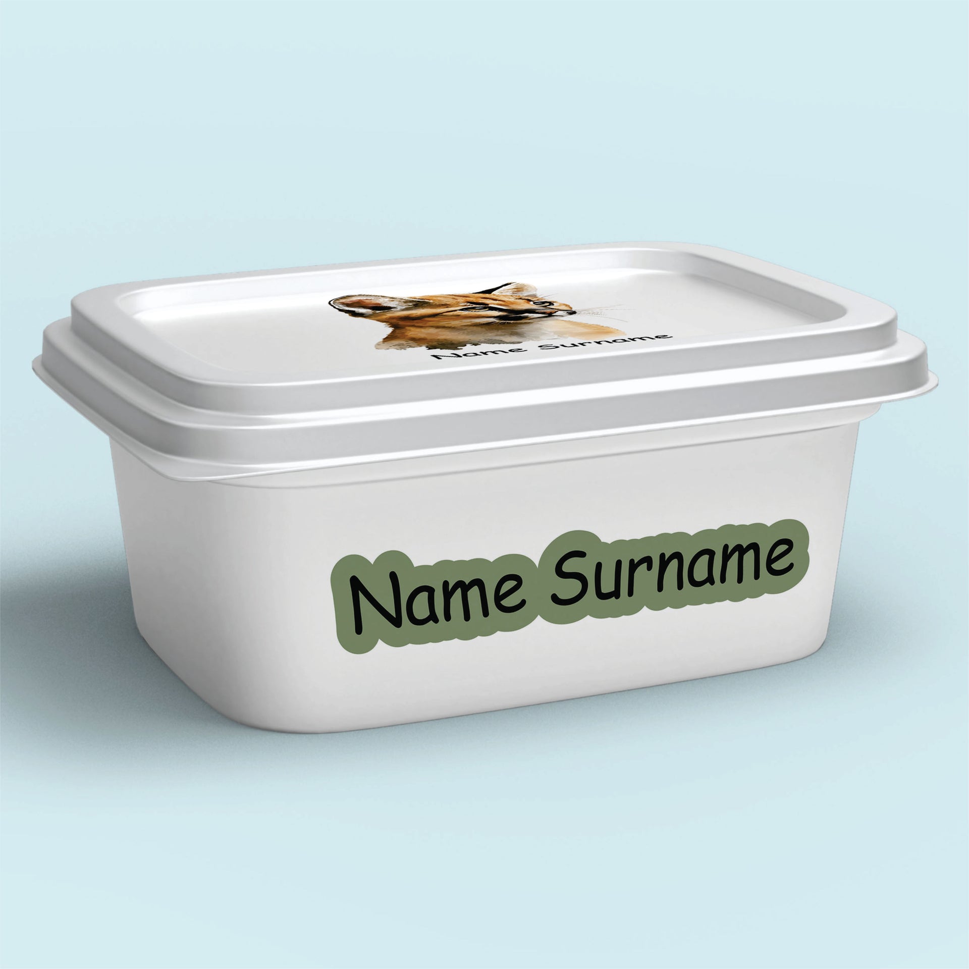 Baby Animal Tub Label – Coral Designs