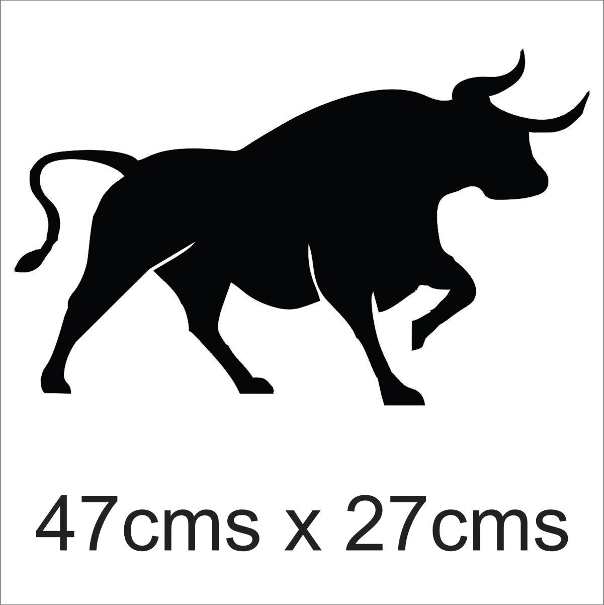 Bull Car Sticker – Coral Designs