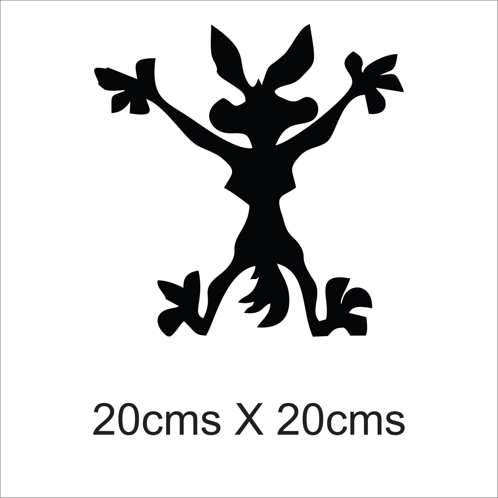 Coyote Car Sticker – Coral Designs