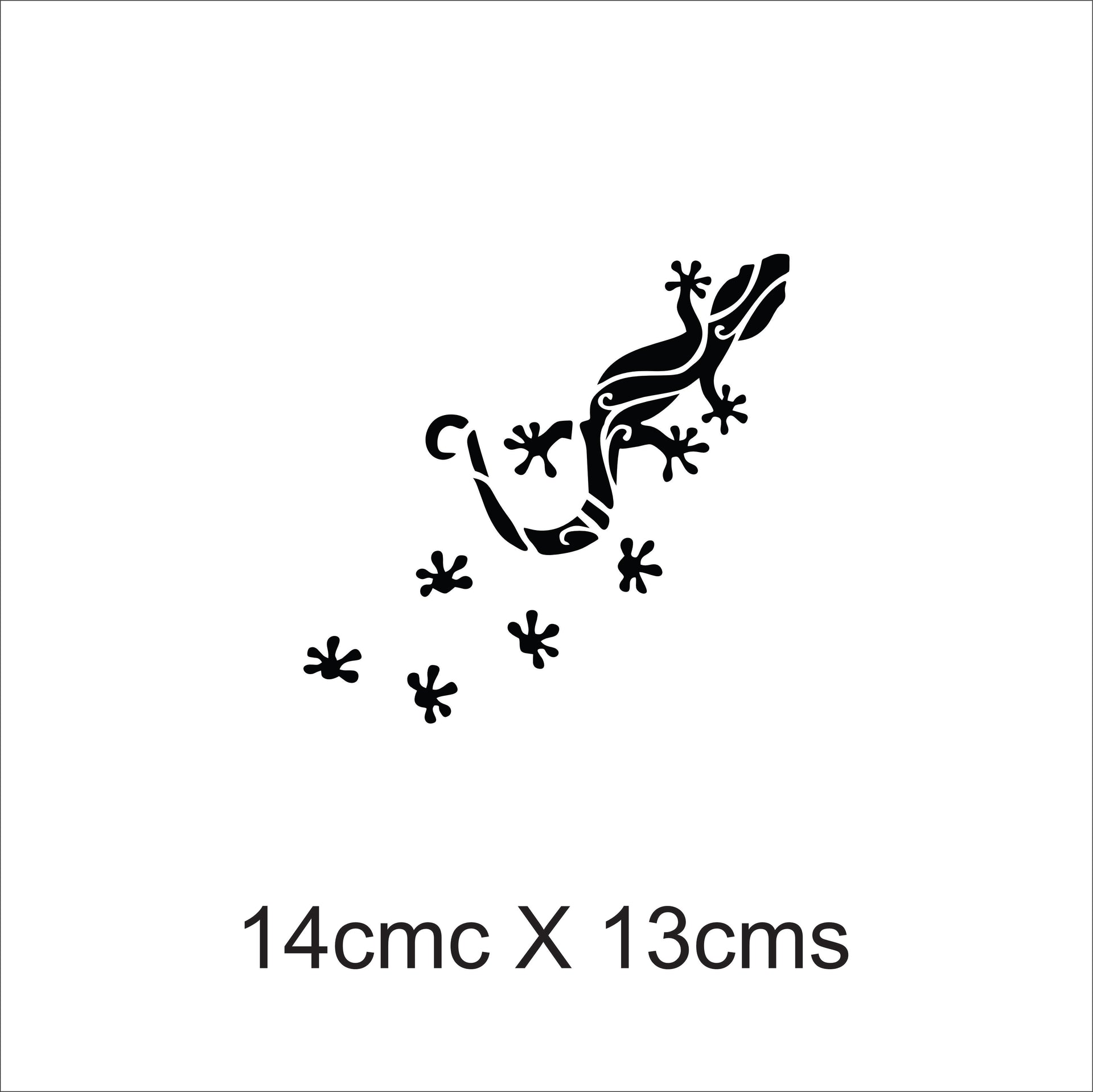 Gecko Car Sticker – Coral Designs