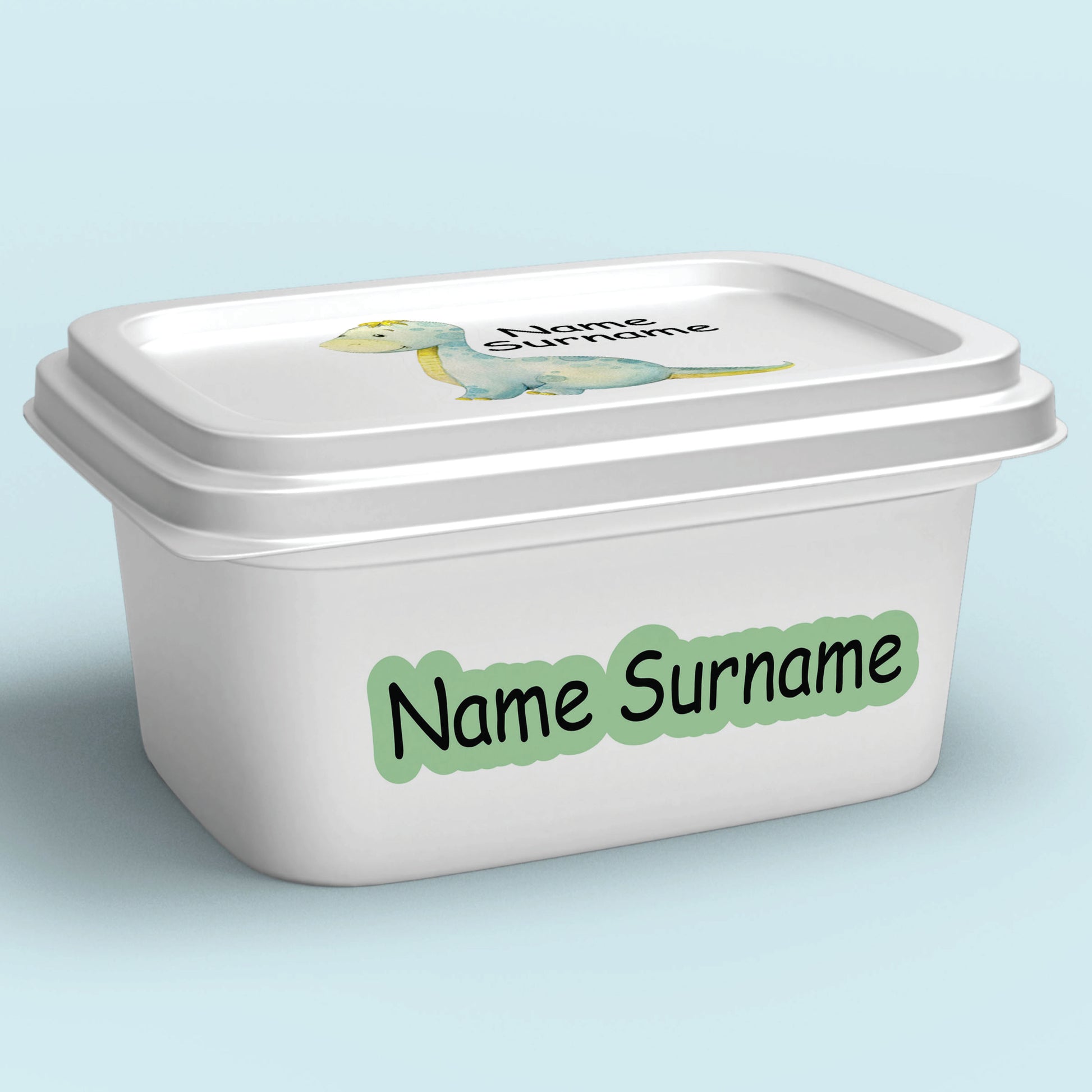 Little Dino Tub Label – Coral Designs