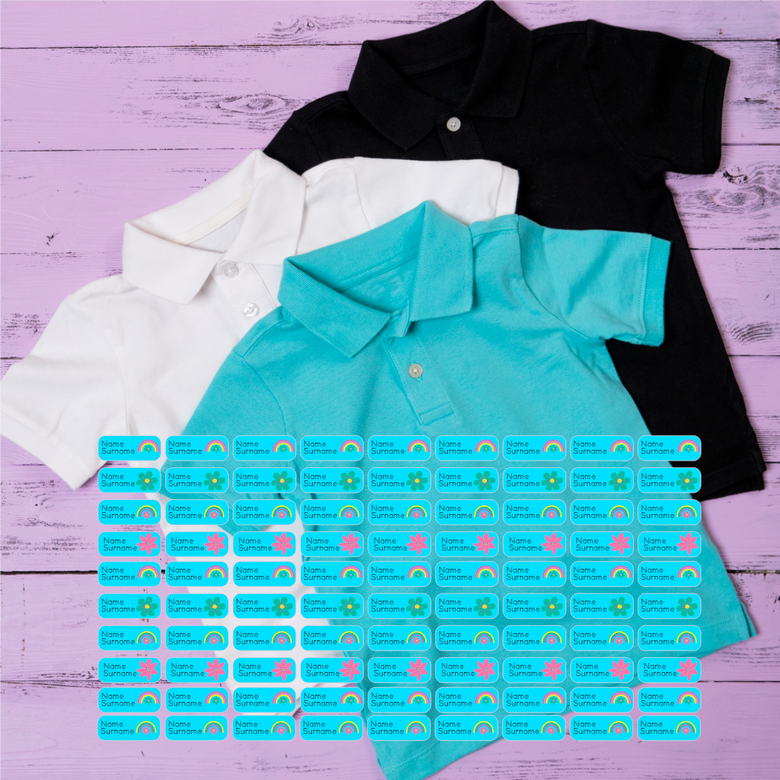 Mermaids DTF Clothing Labels – Coral Designs