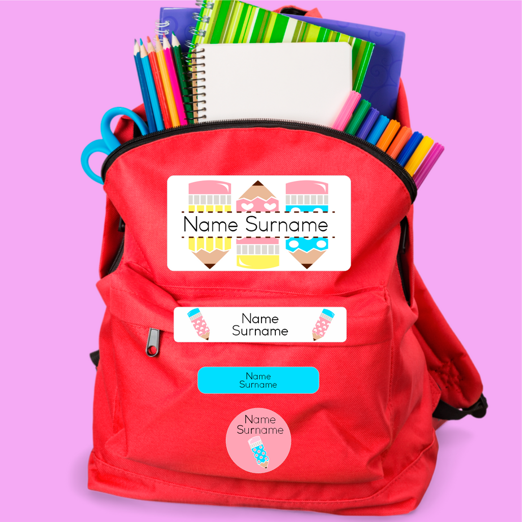 Smart Pencils Stationery Labels – Coral Designs