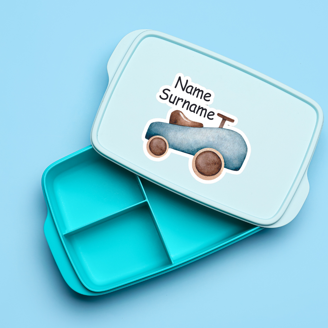 Lunch Box/ Ice-Cream Tub Labels – Coral Designs