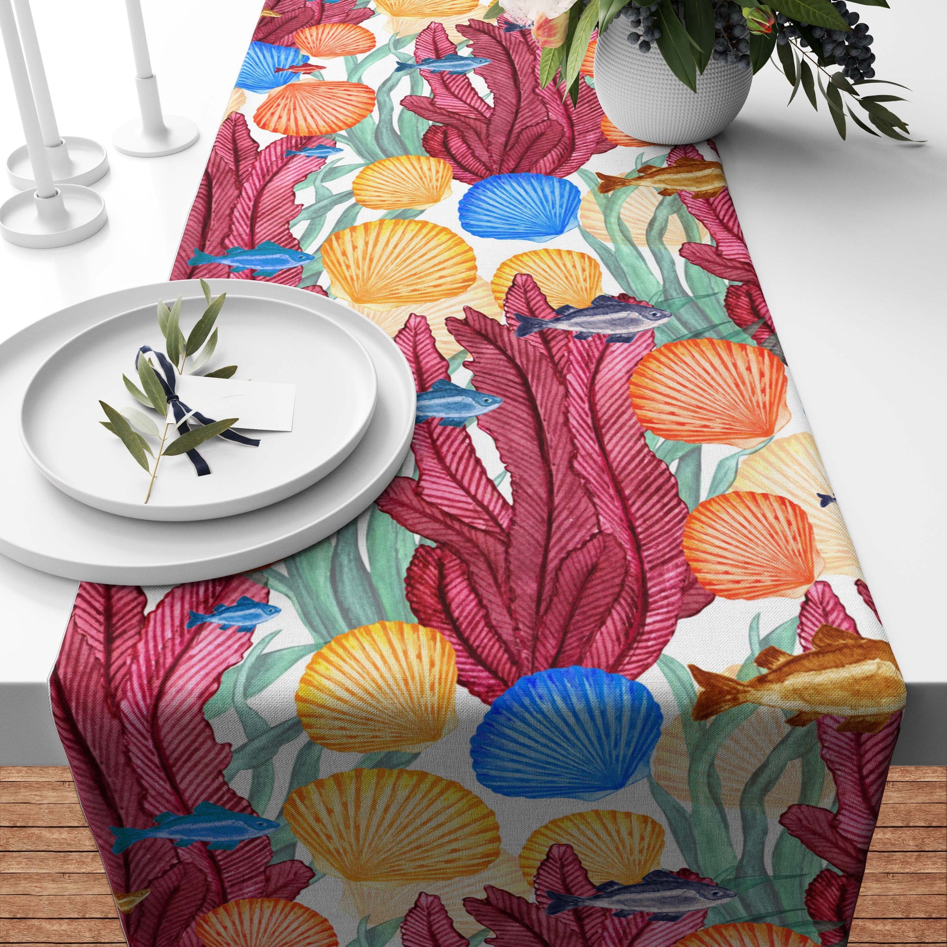 Bright Coral Runner – Coral Designs